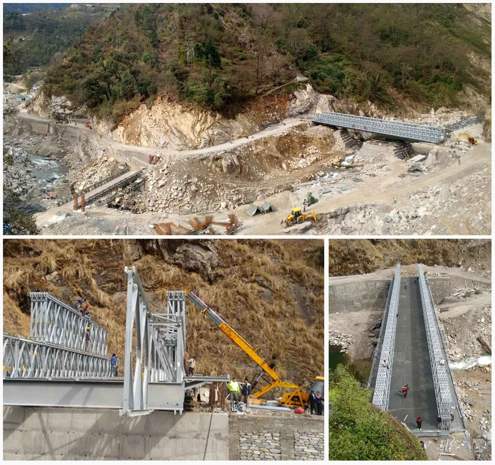 Bridge-Building Logistics in the Himalayan Mountains of India