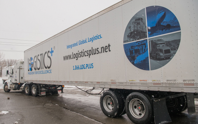 Slide Show of New Logistics Plus Branded Trailer Photographs