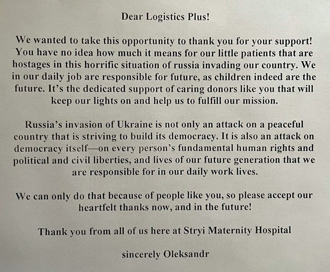 Over $100,000 Worth of Humanitarian Aid Delivered to Ukraine ...