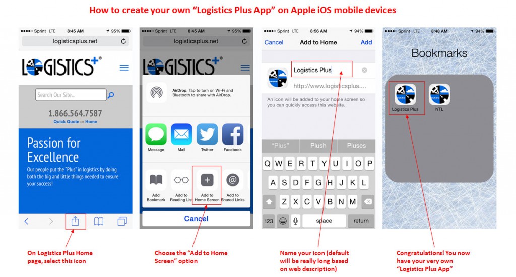 Create Your Own Logistics Plus Mobile App - Logistics Plus