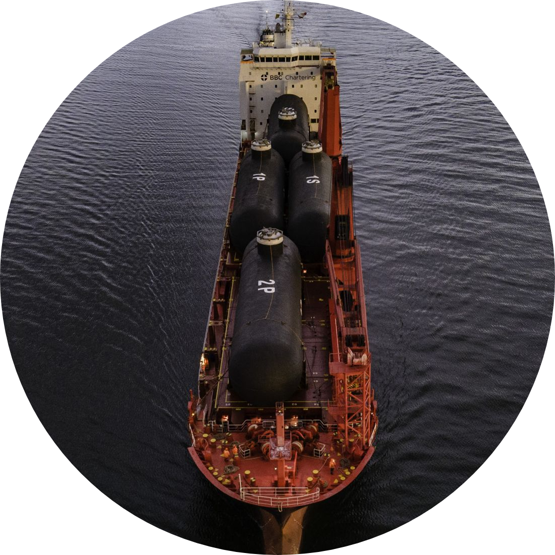 Logistics Plus Delivers 4 LNG Cargo Tanks to Wisconsin