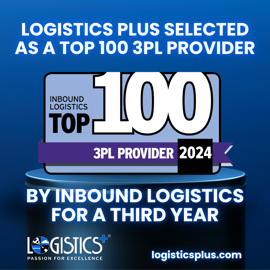 Logistics Plus Selected as a Top 100 3PL Provider by Inbound Logistics for a Third Year ...